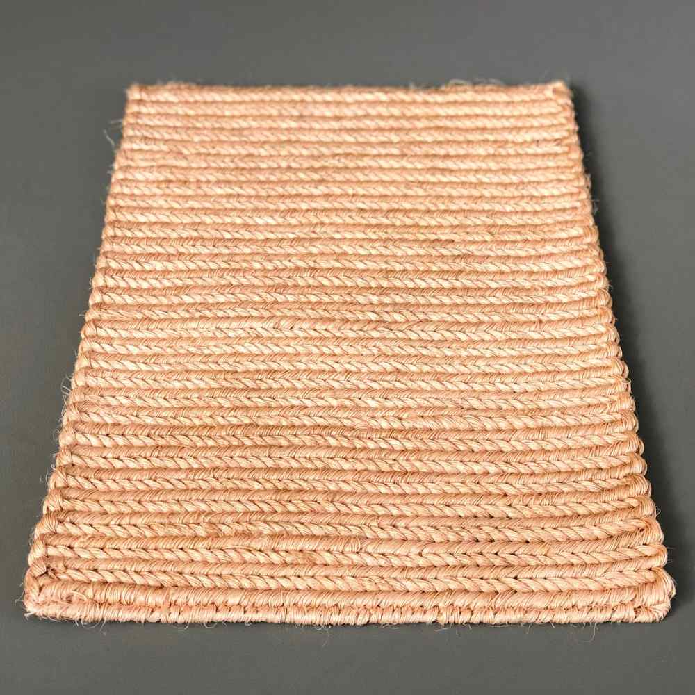 Braided Area Sisal Rug Guava | CoffeeRugs