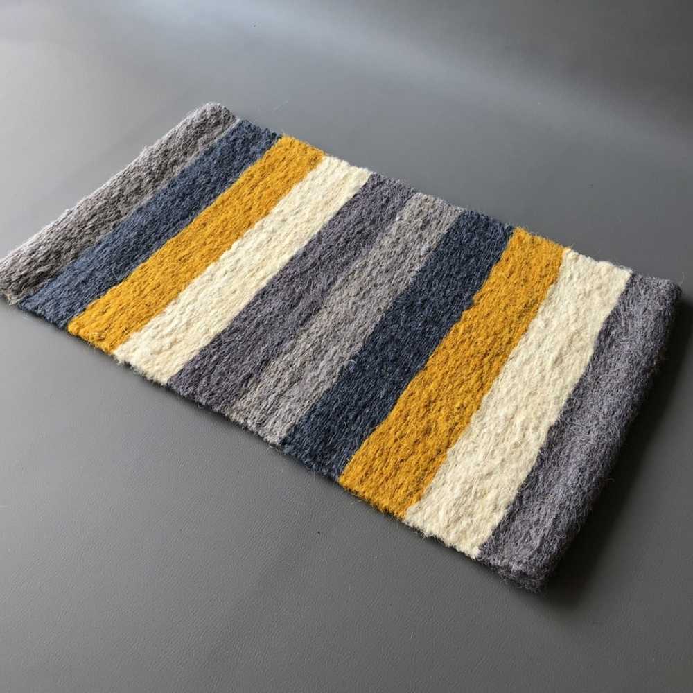 Gray & Yellow Mustard Sisal Area Rug | CoffeeRugs